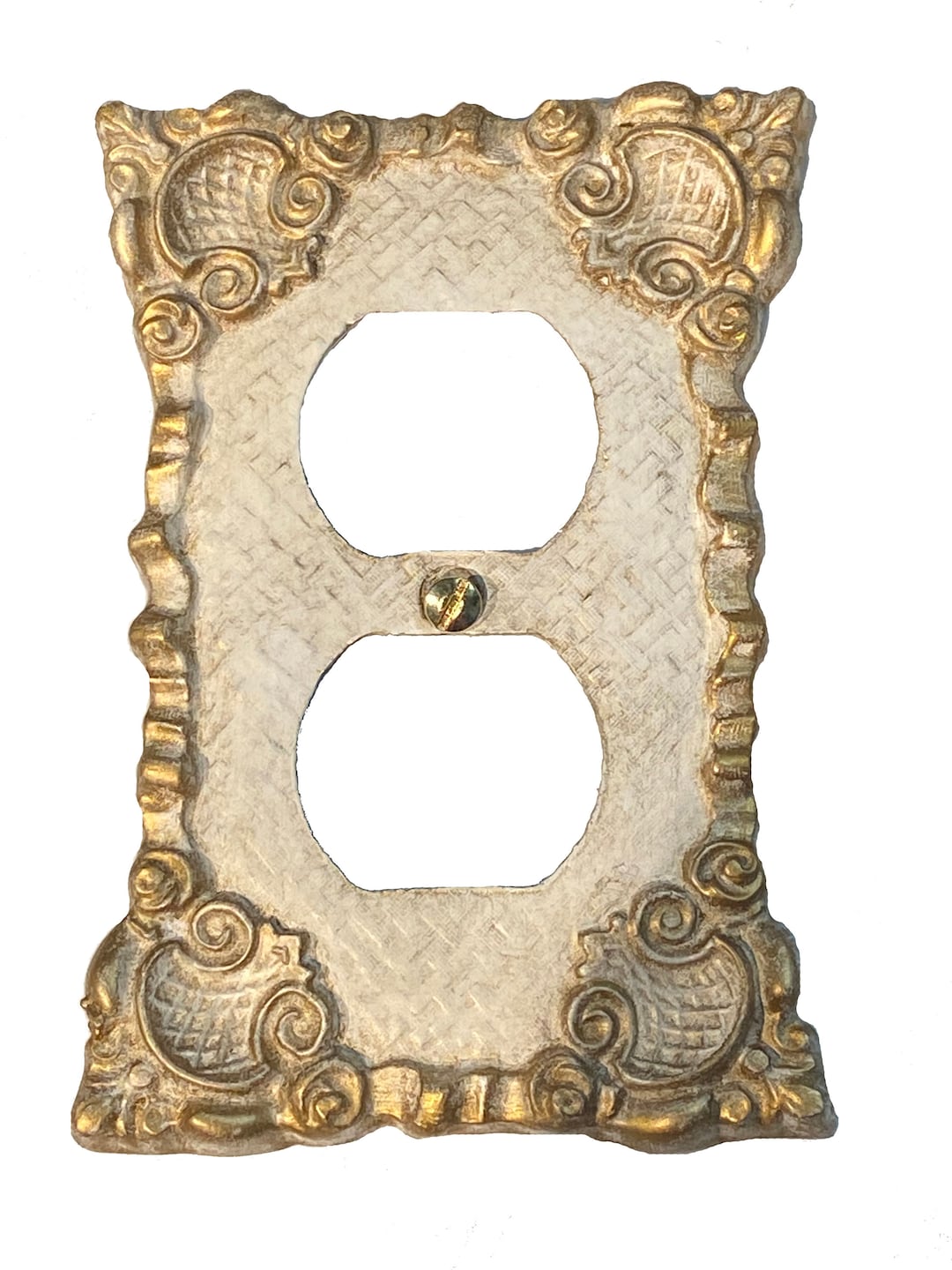 Metal Ornate Elegant Outlet Cover Plate Shabby Chic Outlet Switch ...