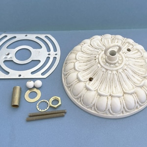 Vintage Style Victorian Hand Painted Cast Metal Ceiling Chandelier ...