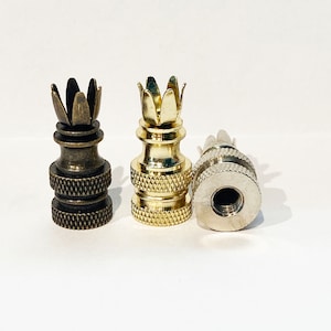 Brass Lamp Finial Base. Create Your Own Unique Lamp Finial Polished ...