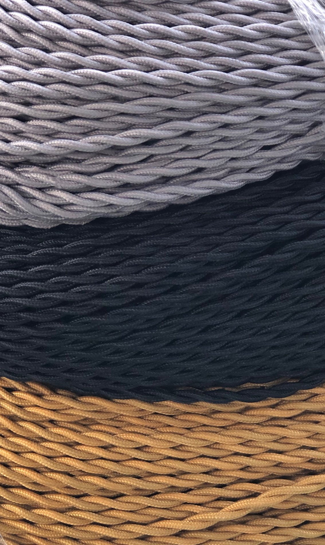 25' FEET of Twisted Cotton Cloth Covered Electrical Wire | Etsy