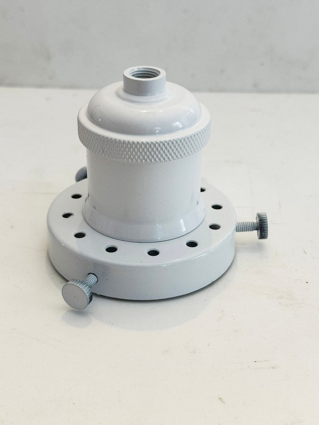 DIY Kit -shade Holder, Cover and Socket ~ Decorative White Powder ...