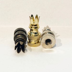 Brass Lamp Finial Base. Create Your Own Unique Lamp Finial Polished ...