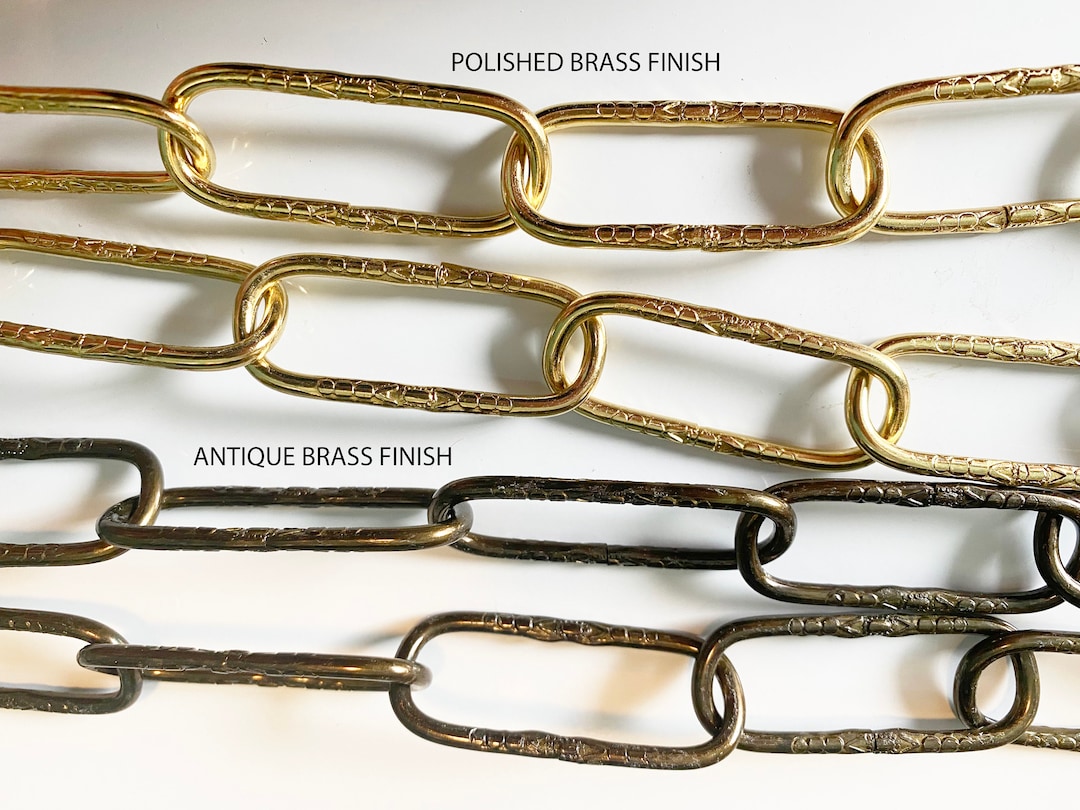 Spanish Style Chandelier Chain: 1yd Embossed 10 Gauge Chain ~ in 2 ...