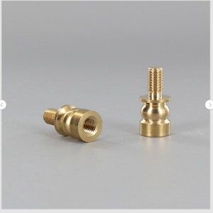 Lamp Shade Risers -solid Unfinished Brass Risers Fit on Lampshade Harps ...