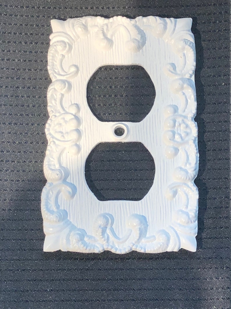 Metal Outlet Cover Plate Shabby Chic Outlet Switch-plates in - Etsy