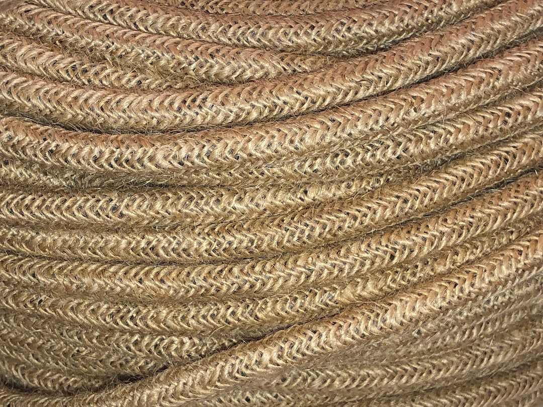 LINEN Cloth Covered Electrical 2 Wire-braided Round Wire 18/2 AWG ...