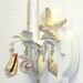 Beach Cottage Seashell Wall Sconce Shabby Shell Sconce Light Custom ...