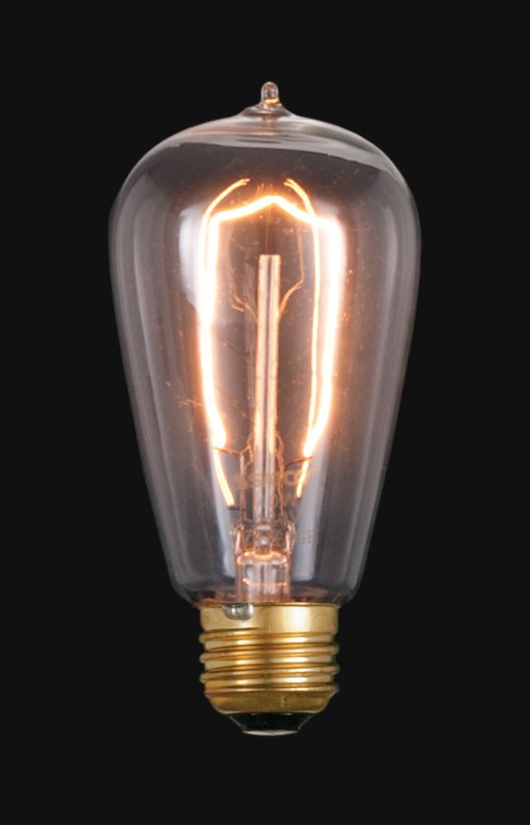 Edison Base Light Bulb With "hairpin" Filament - Etsy