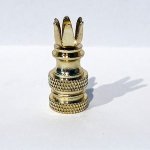 Brass Lamp Finial Base. Create Your Own Unique Lamp Finial Polished ...