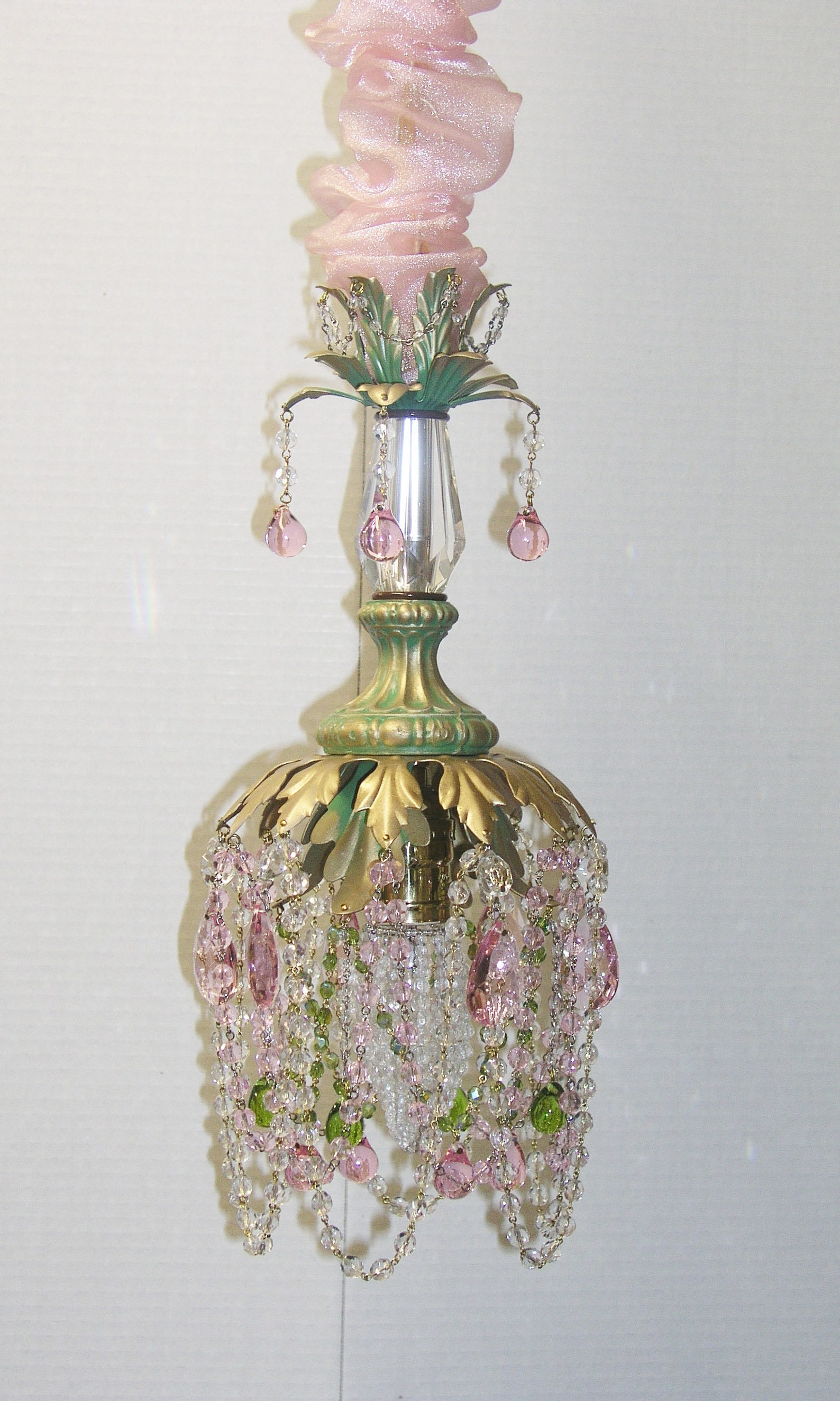 Rose Pendant Light Custom Made for You. Great for Bathroom, Closet ...