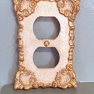 Metal Ornate Elegant Outlet Cover Plate Shabby Chic Outlet Switch ...