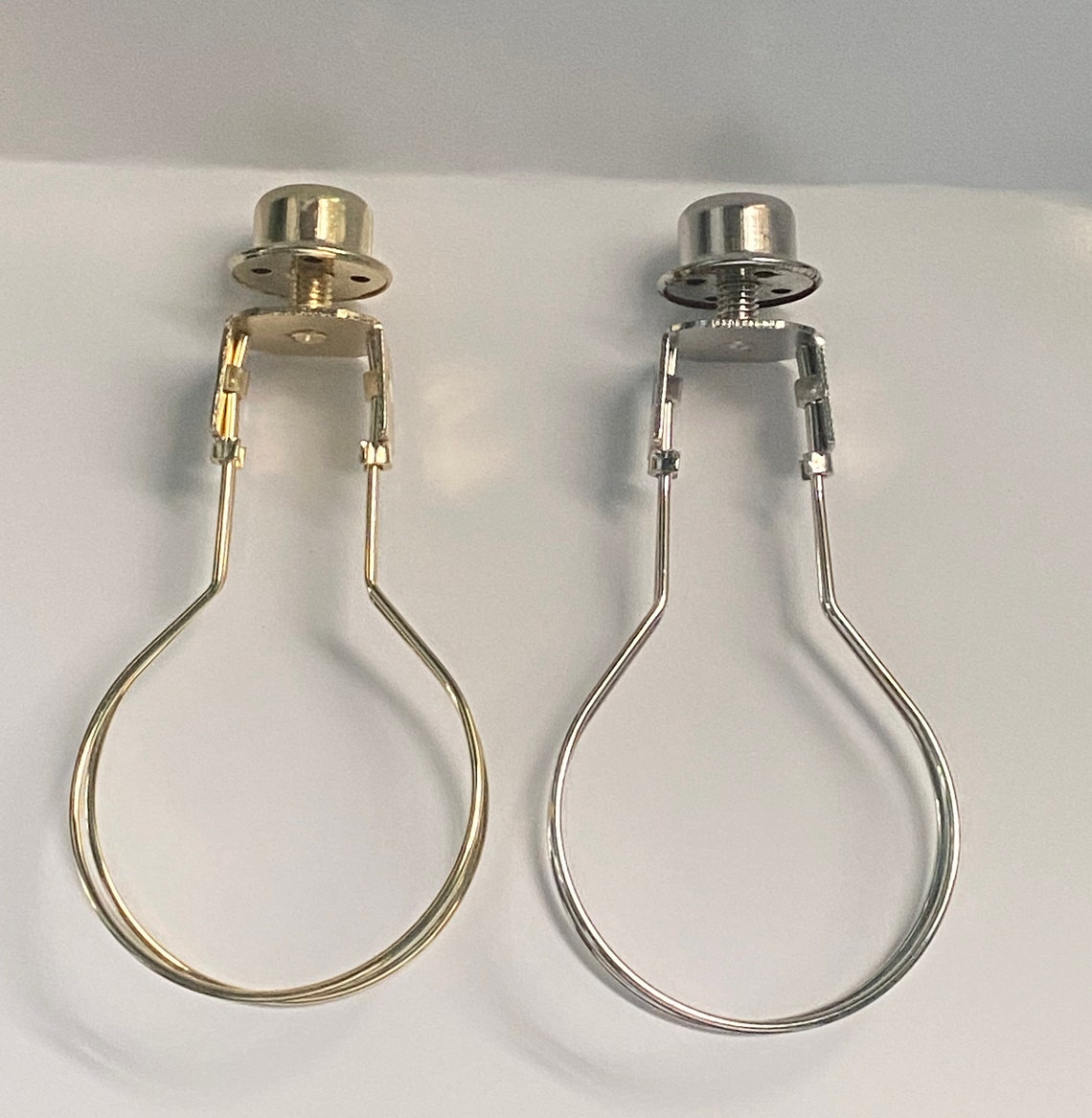 Lamp Shade Adapter (clips Onto Bulbs) No Harp Needed, Round Bulb ...