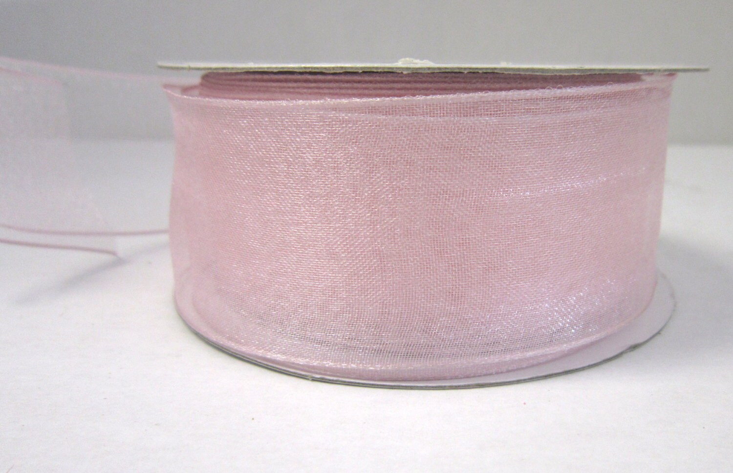 Pink French Chiffon 1.5 Wire Ribbon-25 yard roll. Perfect for Florals ...