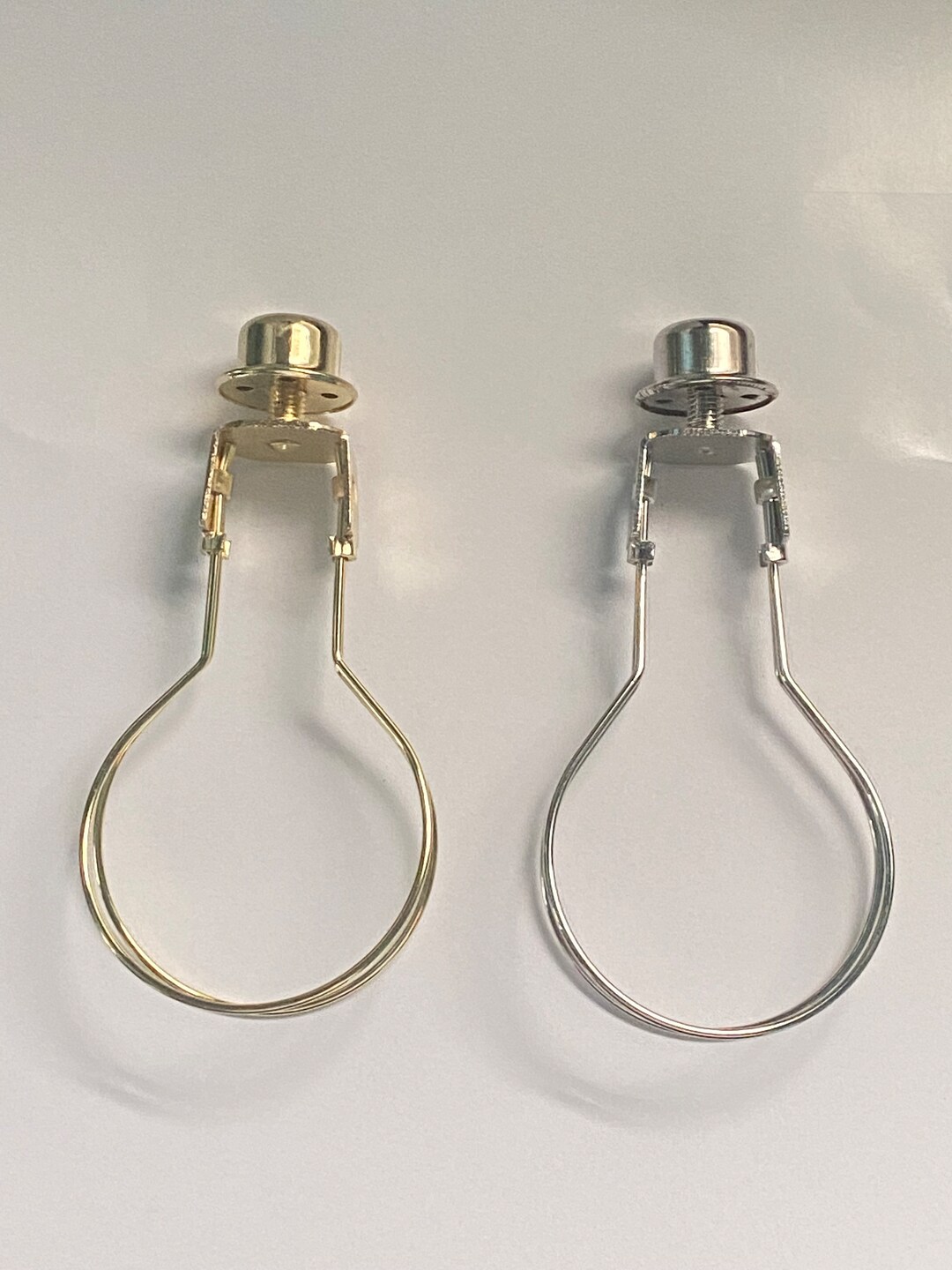 Lamp Shade Adapter (clips Onto Bulbs) No Harp Needed, Round Bulb ...