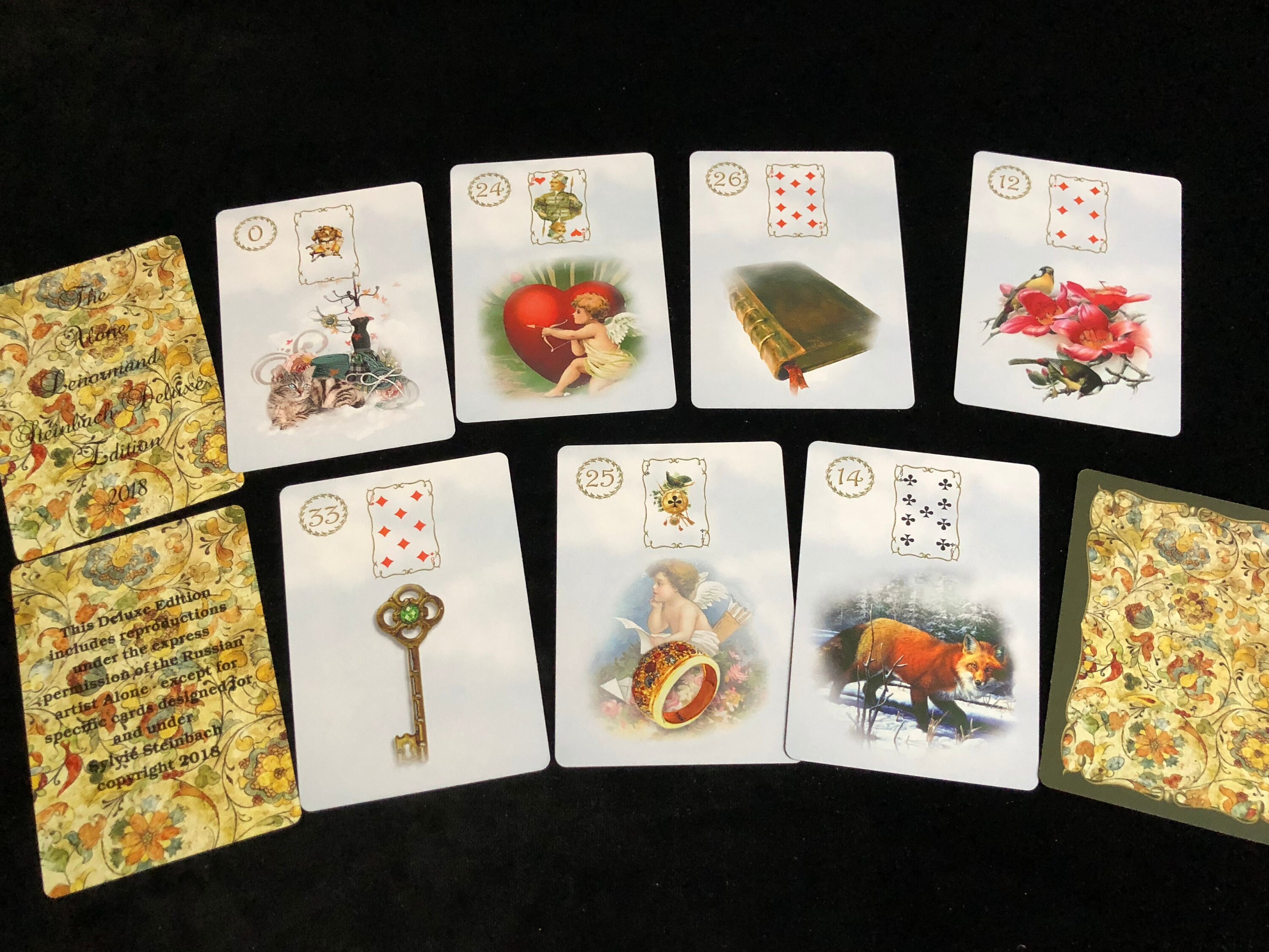 Alone Lenormand Steinbach Deluxe Edition 2018 Gold Gilt | Etsy