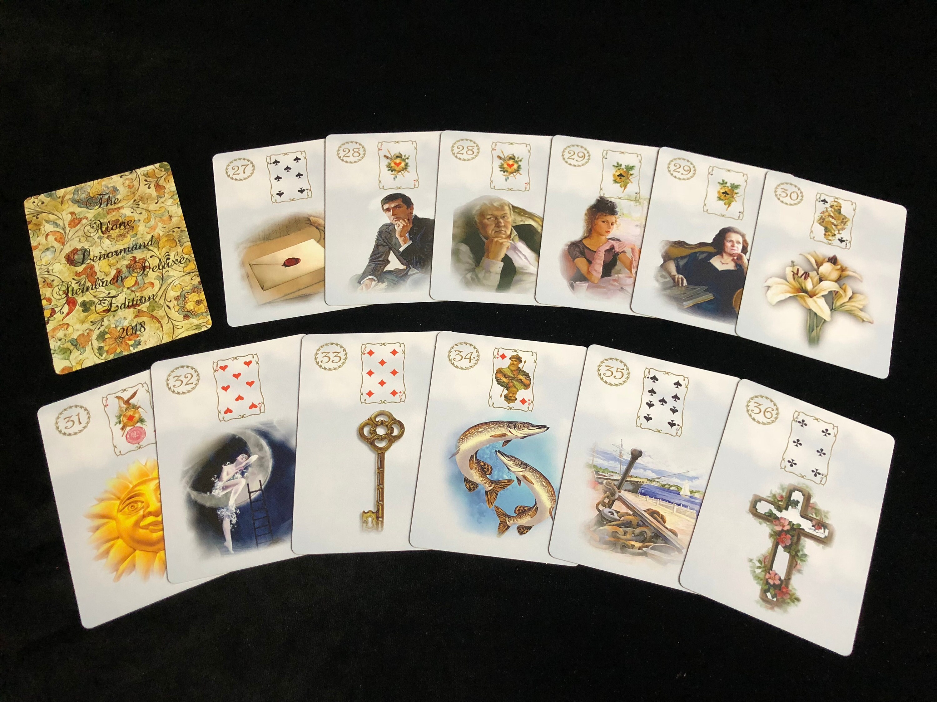 Alone Lenormand Steinbach Deluxe Edition 2018 Gold Gilt | Etsy