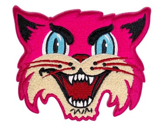 Halloween Cat chenille Back Patch | Etsy