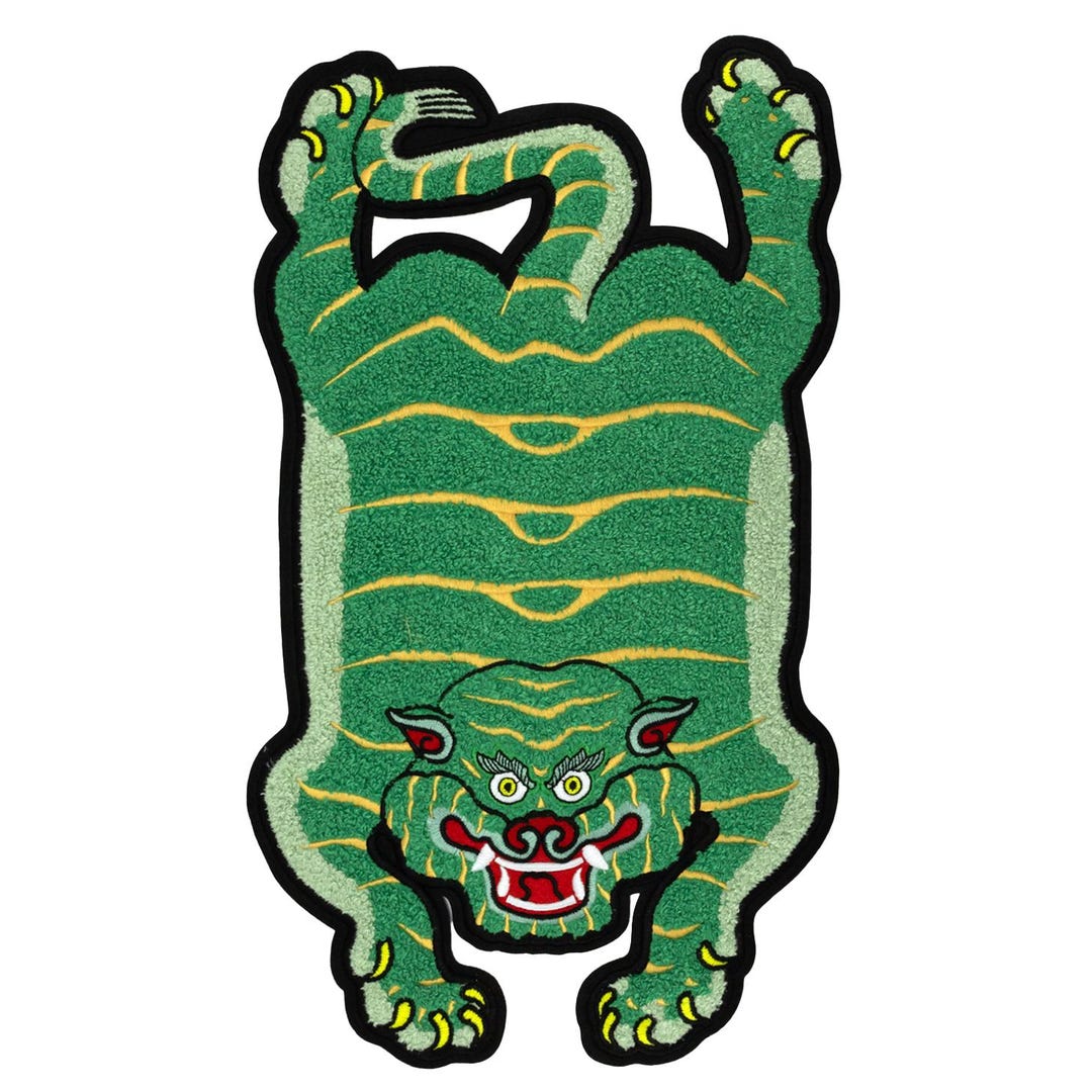 Tibetan Tiger- Cringer Version (back Patch / Toy Rug) - Etsy