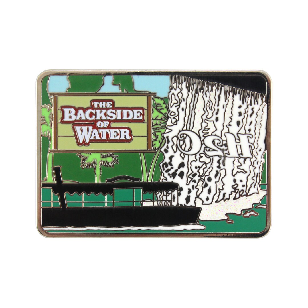 Backside of Water (enamel Pin) - Etsy
