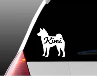 Shiba Inu Love Car Window Decal - Etsy