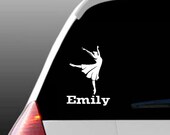 Personalized Dance Car Window Decal | Etsy