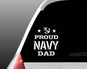 Proud Navy Relative Car Window Decal - Etsy