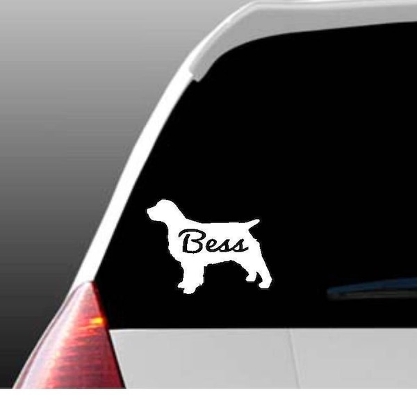 English Springer Spaniel Car Decal - Etsy