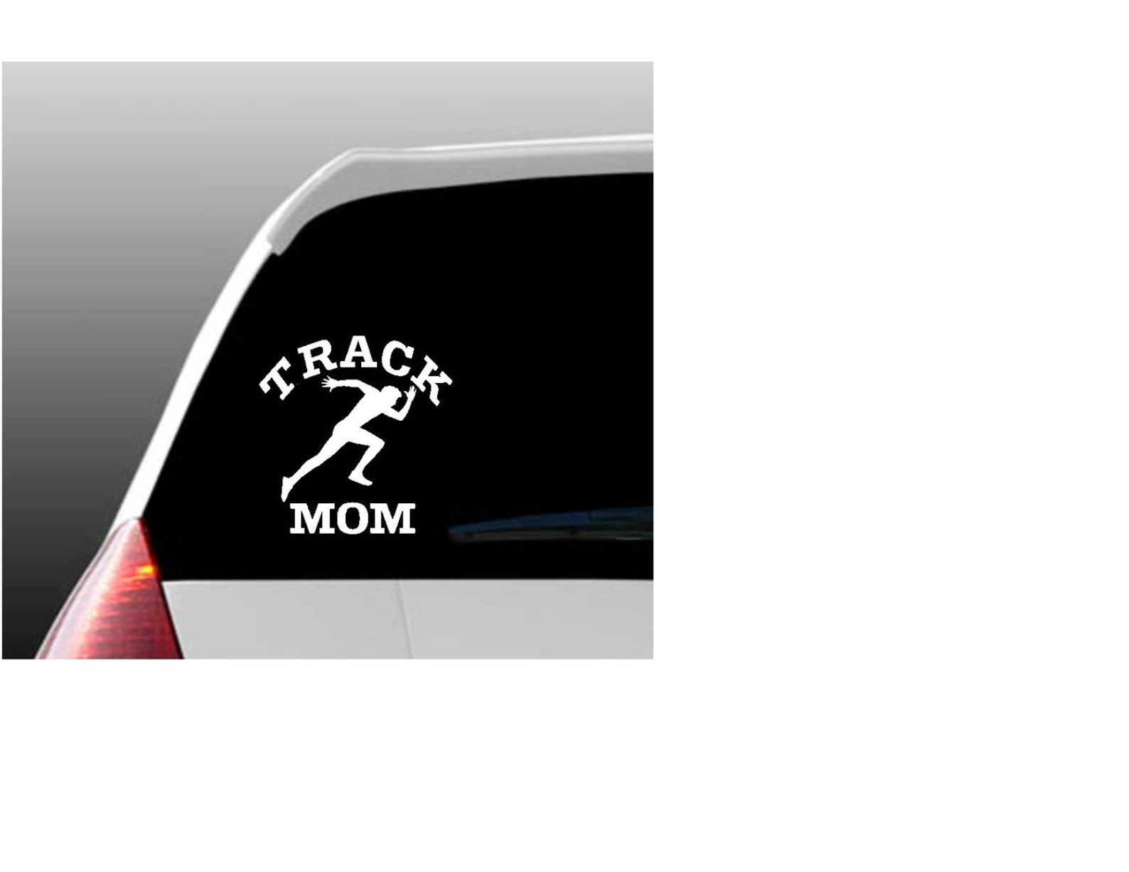 Track Mom, Dad or Grandparent Car Window Decal - Etsy