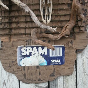 Spam, Collage, Drift Wood, Barn Wood, Rustic, Rustic Art, Rustic ...