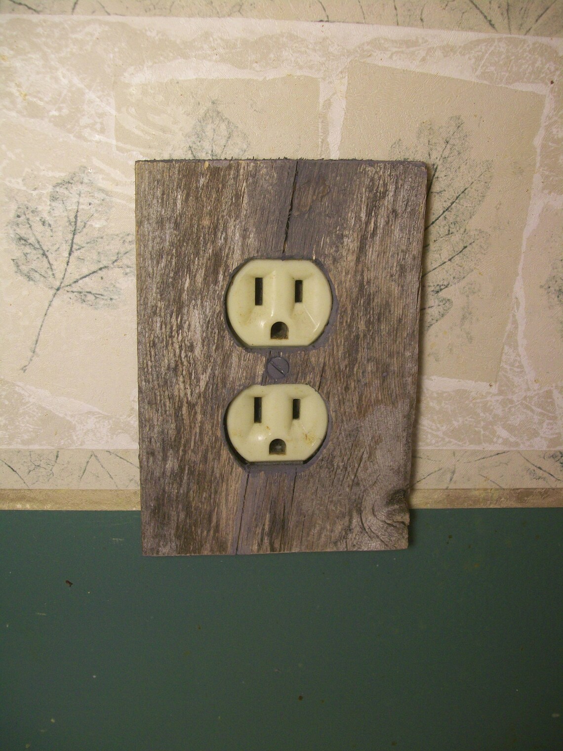 Weathered Wood Outlet Cover, Outlet Cover, Barn Wood, Drift Wood ...