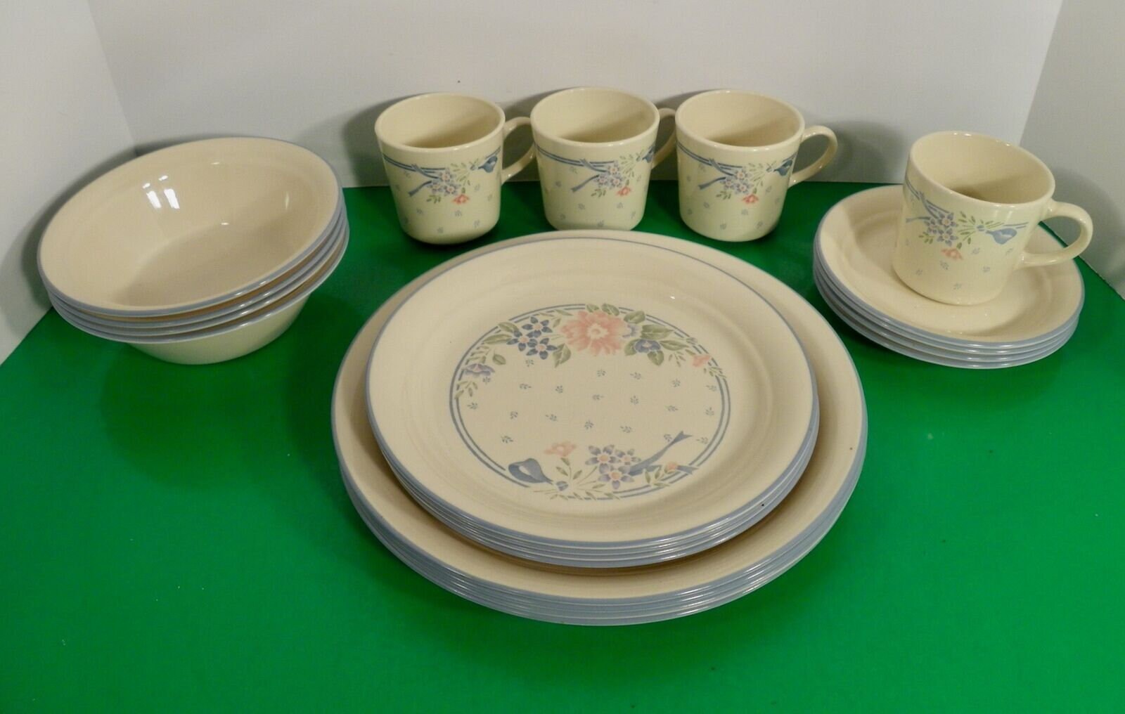 Corelle SYMPHONY 20-pc Dinnerware Set Made in USA Floral - Etsy