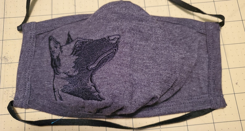 Belgian Malinois Face Mask - Etsy