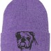 Knit Hat Only English Bulldog, Olde English Bulldogge Knit Hat - Etsy