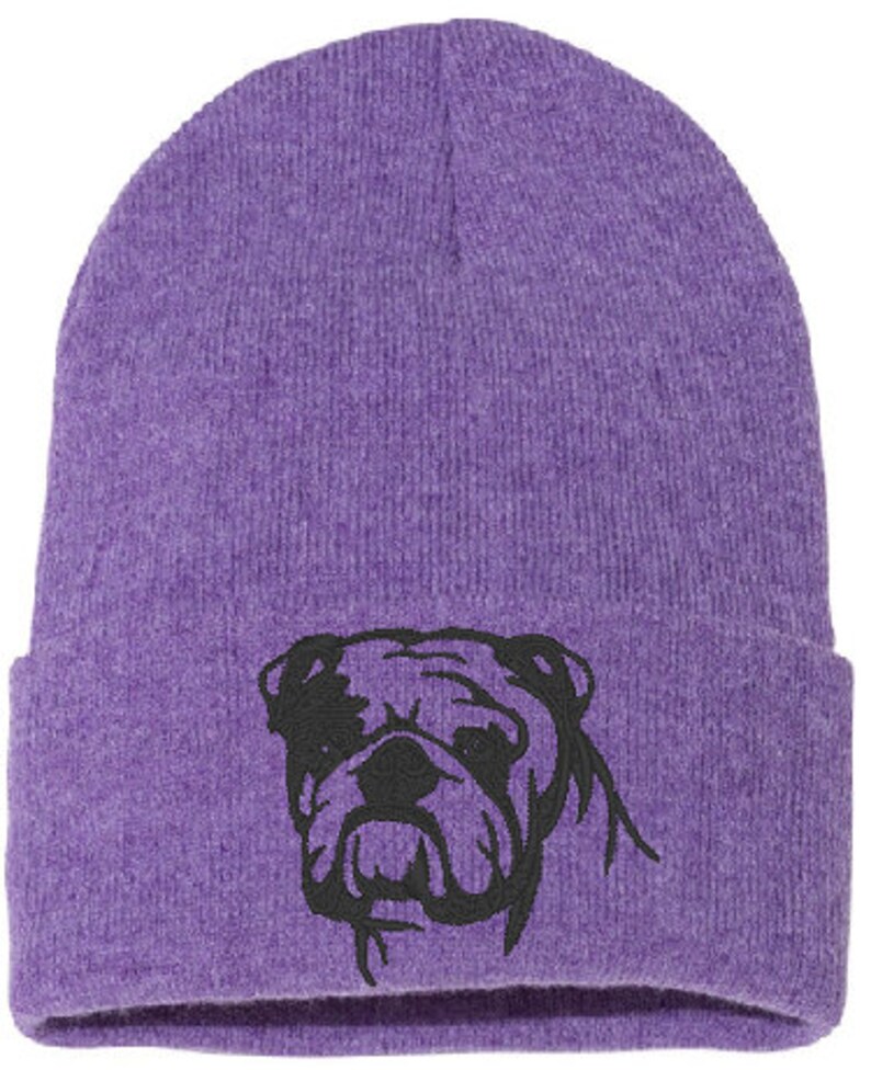 Knit Hat Only English Bulldog, Olde English Bulldogge Knit Hat - Etsy