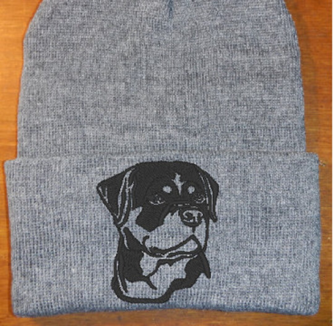 Rottweiler Knit Hat Only - Scarf Sold Separately - Etsy