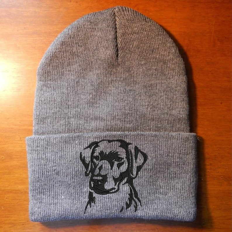 Labrador Retriever Dog Breed Knit Hat hat Only Black Lab - Etsy