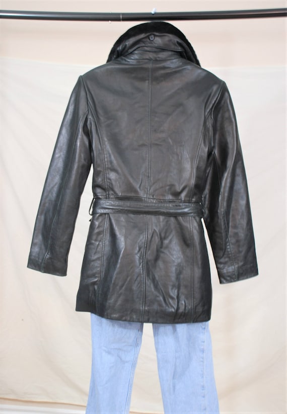 90s Danier Genuine Leather Coat | Vintage 1990's Wome… - Gem