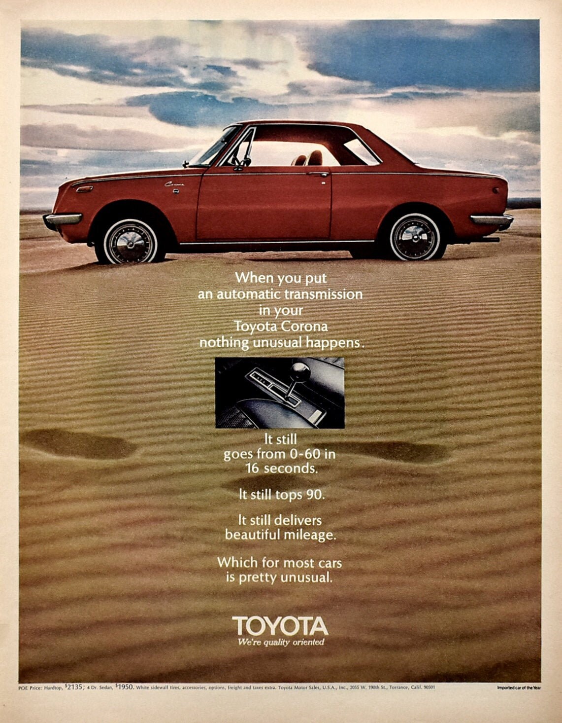 Toyota Car Advertising Posters