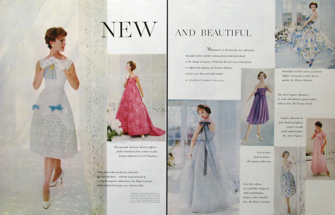 1958 Summer Dresses for Stylish Women 1950s Women's | Etsy