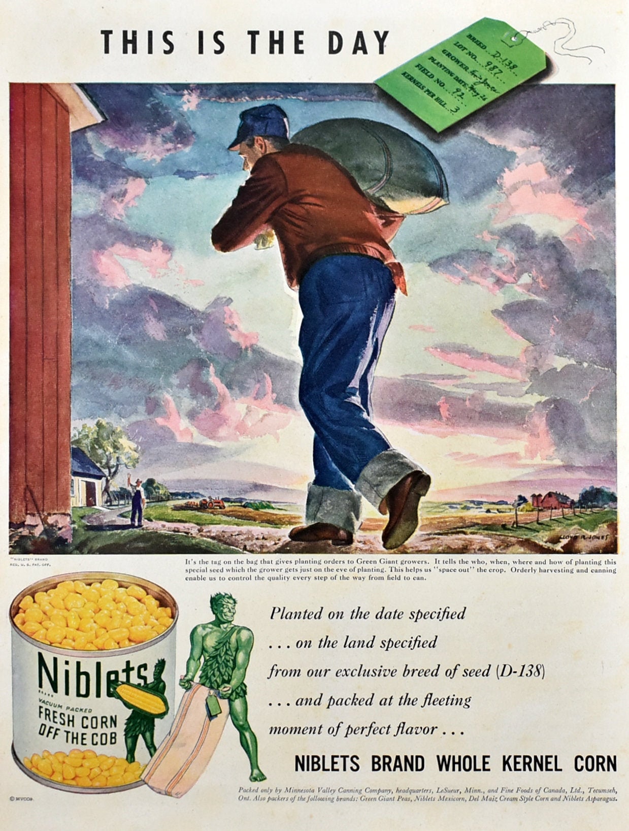 Jolly Green Giant Commercial