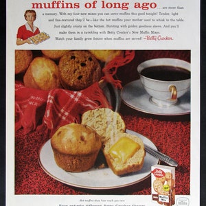 1958 Betty Crocker Ad, Gift for a Baker, Heart-warming Ads, 1950s ...