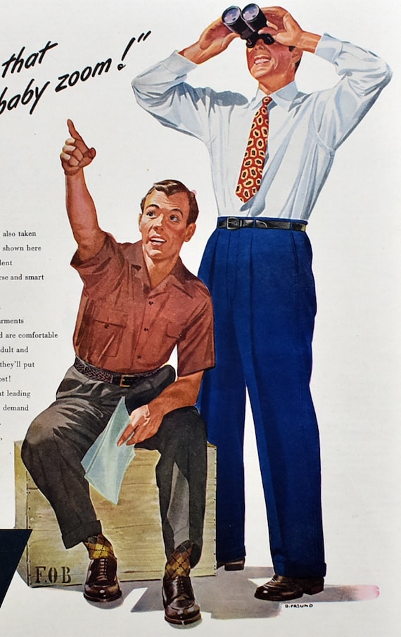 Vintage Men Fashion Ads