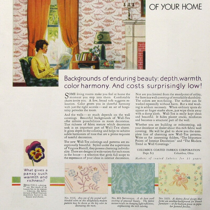 1930s Vintage Wallpaper - Etsy
