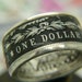 Morgan Silver Dollar Coin Ring, New Double Banding - Etsy