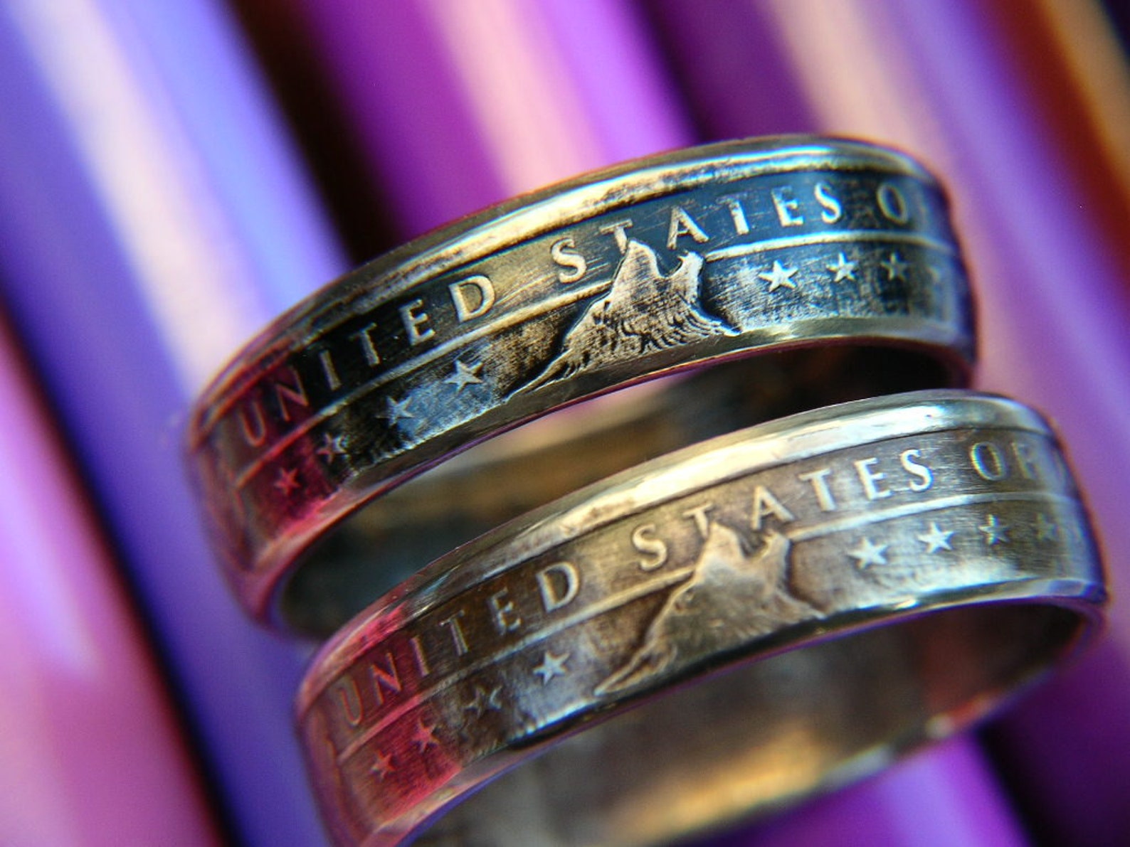 Sacagawea Dollar Coin Ring - Etsy