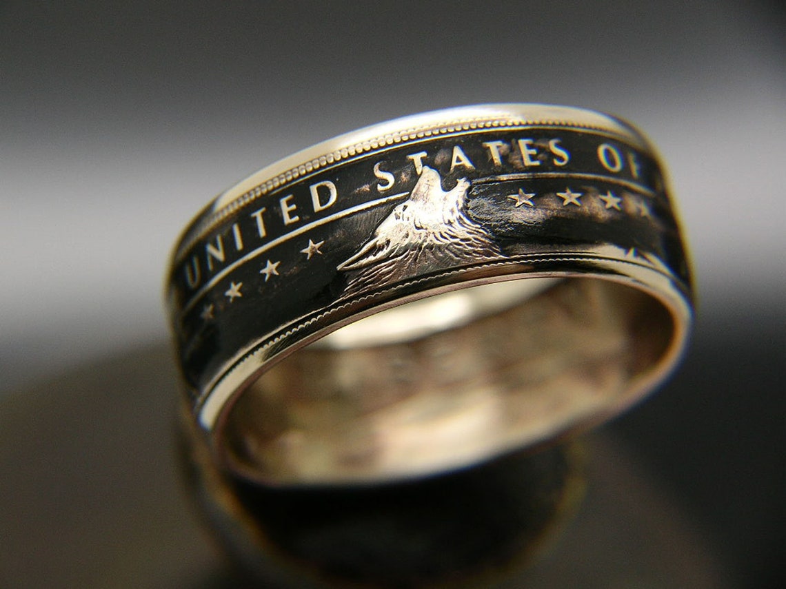 Sacagawea Dollar Coin Ring - Etsy