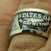 Morgan Silver Dollar Coin Ring, New Double Banding - Etsy