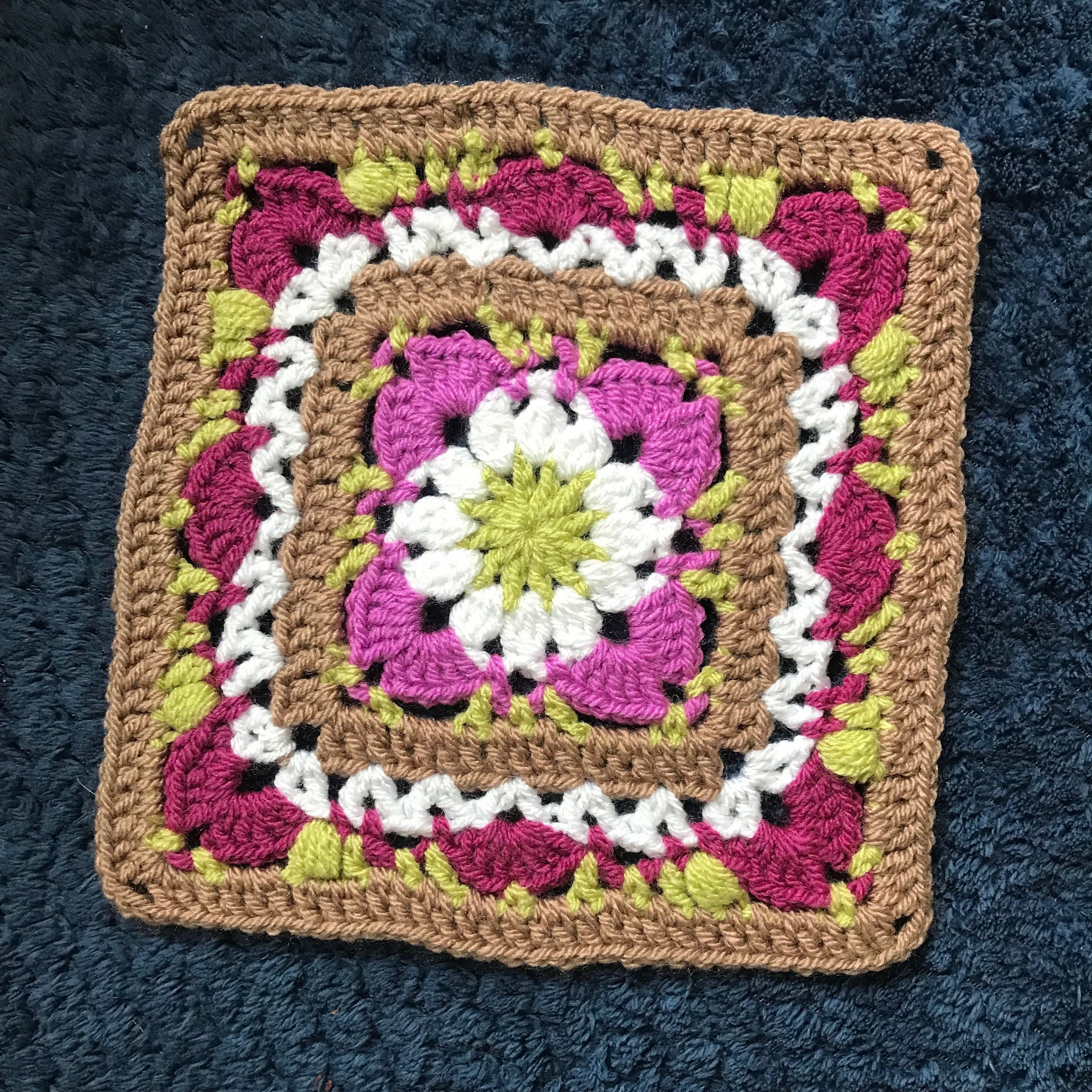 Crochet Pattern - Elements Crocheted Square - Etsy UK