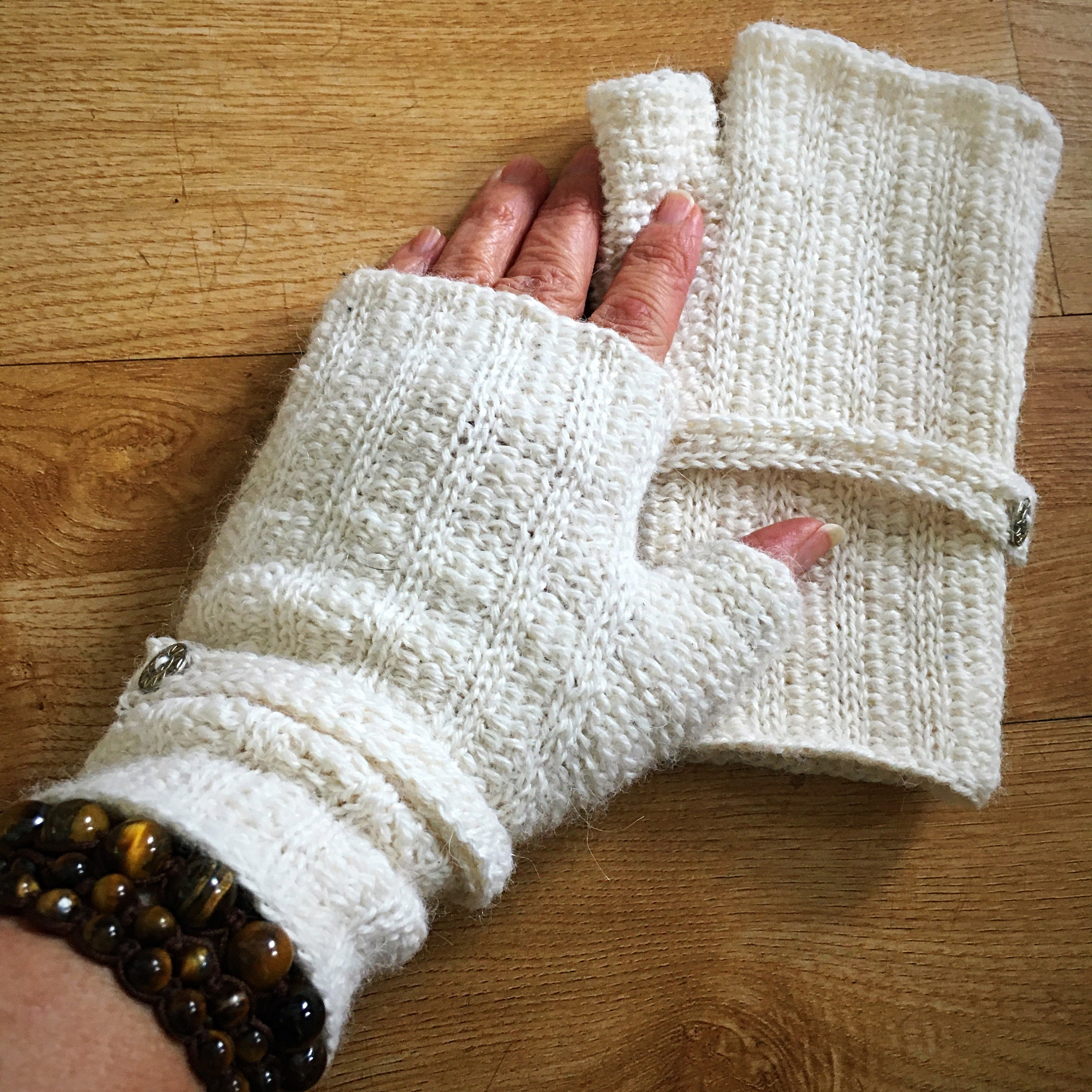 Ribbed Alpaca Mitts Tunisian Crochet Pattern - Etsy