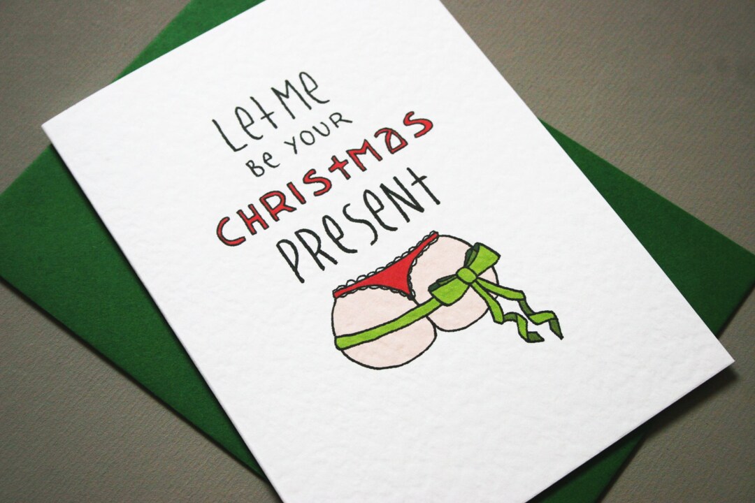Christmas Card For Boyfriend Funny Christmas Gift For Husband Etsy